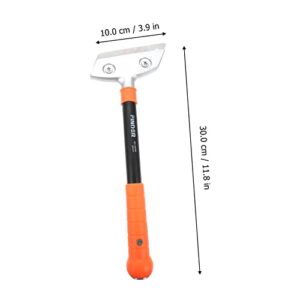 MERRYHAPY 1 Set Cleaning Blade Limpiar Cement Scraper Tool Floor Wall Scraper Floor Cleaning Shovel Paint Scraper Angle Cleaning Scrapers Erramientas Handle Tile Aluminum Alloy