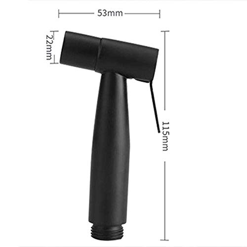 JIYTG Toilet Brush Portable Handheld Shower Shattaf Bidet Taps Stainless Steel304 Stainless Steel Spray Gun Set Toilet Cleaning Flush Booster Nozzle