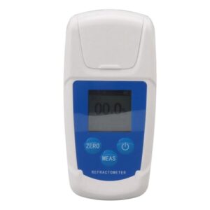 0-55% Brix Meter, Digital Brix Refractometer, 0‑55% Digital Brix Refractometer High Accuracy Brix Tester Meter for Fruit Juice Beverage Drinks Sugar Content Measuring