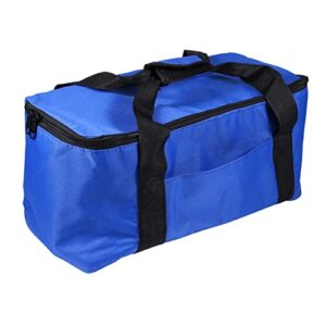 soesfoufu insulated bag suitcase bag foldable picnic basket food bag large shopping bags cake containers outdoor basket coffee container containers for food foldable basket pizza bag blue