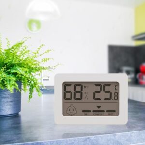 CAZSTYK Electronic Hygrometer Desk/Wall Mount Temperature Humidity Detector