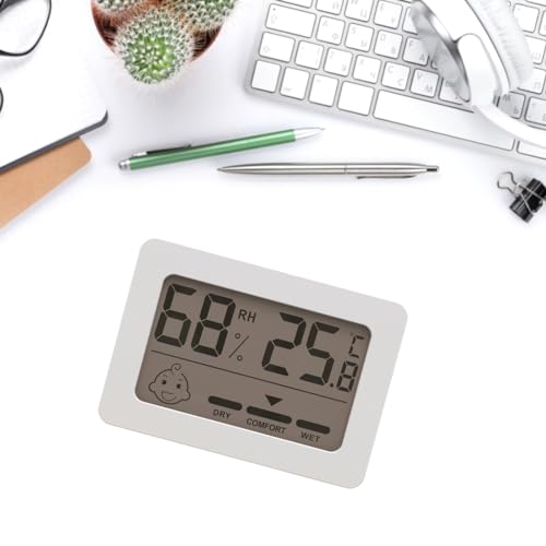 CAZSTYK Electronic Hygrometer Desk/Wall Mount Temperature Humidity Detector