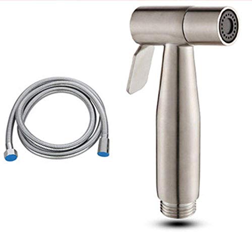 JIYTG Toilet Brush Bidets Handheld Toilet Bidet Shower Sprayer Bidet Bidet Washer 304 Stainless Steel Toilet Spray Gun Faucet Set