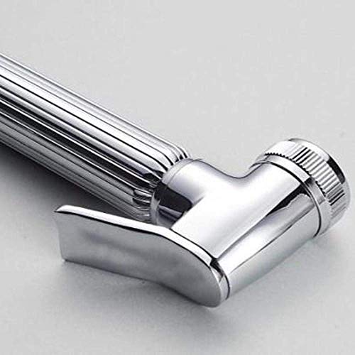 JIYTG Toilet Brush Bidet Sprayer Kit Full Copper pressurized Toilet Bidet Shower Spray Gun