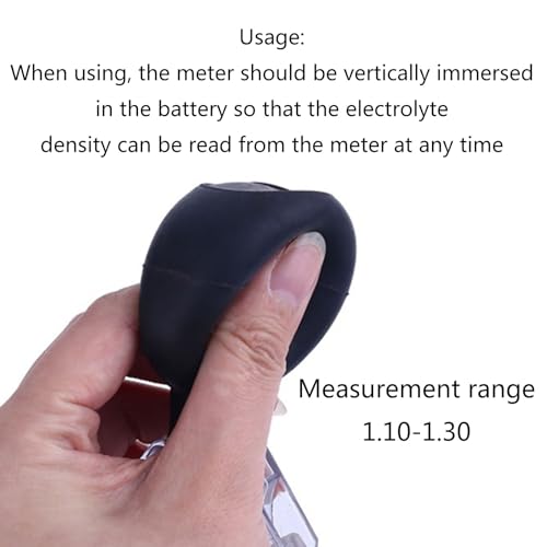 Fast Detection Tool Cycle Battery Tool Acid Analyzer Density Tool Vehicle Battery Hydrometer Tester