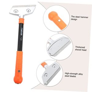 MERRYHAPY 1 Set Cleaning Blade Limpiar Cement Scraper Tool Floor Wall Scraper Floor Cleaning Shovel Paint Scraper Angle Cleaning Scrapers Erramientas Handle Tile Aluminum Alloy