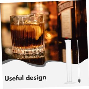 BRIGHTFUFU 1 Set Wine Making Kit Hydrometer Beer Meter Hydrometer Tester Hydrometer Test Tube Professional Measuring Tube Portable Graduated Cylinder Beer Hydrometer Measuring Tools Plastic