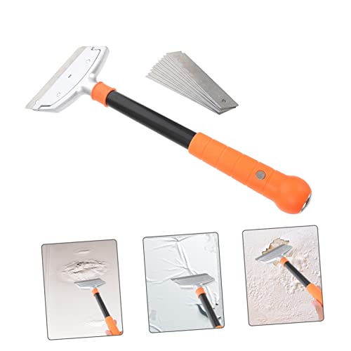 MERRYHAPY 1 Set Cleaning Blade Limpiar Cement Scraper Tool Floor Wall Scraper Floor Cleaning Shovel Paint Scraper Angle Cleaning Scrapers Erramientas Handle Tile Aluminum Alloy