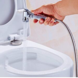 JIYTG Toilet Brush Bidet Sprayer Kit Bidet Toilet Spray Gun Set Toilet Cleaning Flusher