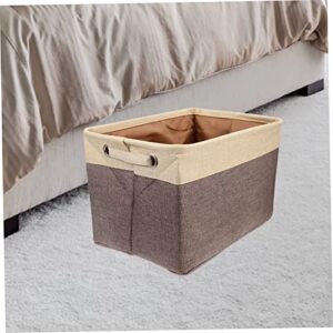 ANDRESLAD Storage Box Clothes Toys Basket Lightweight Clothes Basket Storage Baskets Wear-resistant Toys Basket Toy Storage Baskets Decorative Storage Bins Toy Basket Coffee Cotton