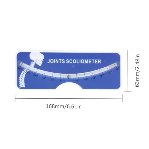 Scoliosis Testing Meter Metal Spine Scoliometer Measuring Tool For Hospital 0‑30° Testing Protractors