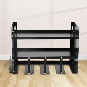 Mqetly Wall Mount Accessories Power Tool Organizer Storage Rack for Workshop Home