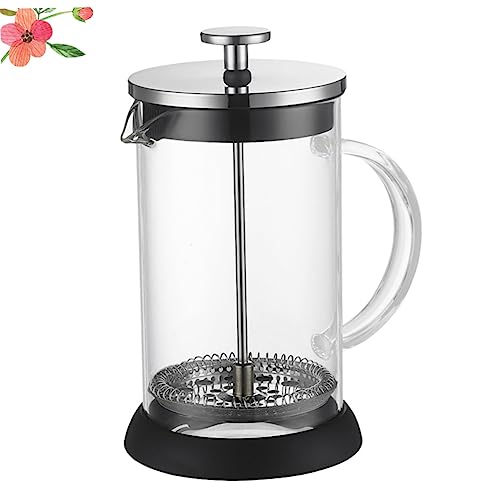 CONGARTENO 1pc Fashion Coffee Pot Manual Espresso Machines Tea Strainer Press Tea Maker Tea Brewer Pot Espresso Maker Press Coffee Machine Manual Espresso Press Coffee Filtration Teapot Black