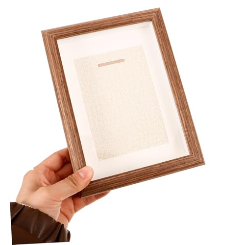 BCOATH Medal Storage Box Picture Frames Display Cabinet Table Top Display Case Display Shelf Photo Frame Display Shelves Badge Picture Holder Photo Display Frame Race Medal Display Wood