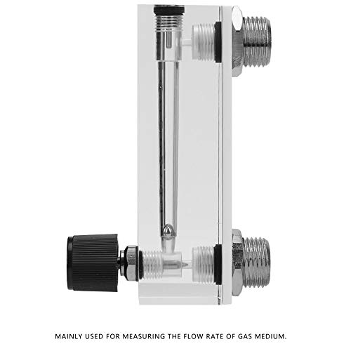 3pcs Flowmeter LZM 6T Panel Type 2-20LPM/4-40SCFH Panel Type Flowmeter Brass Female BSP1/4 inch for Gas Measuring