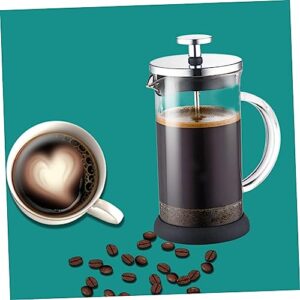 CONGARTENO 1pc Fashion Coffee Pot Manual Espresso Machines Tea Strainer Press Tea Maker Tea Brewer Pot Espresso Maker Press Coffee Machine Manual Espresso Press Coffee Filtration Teapot Black