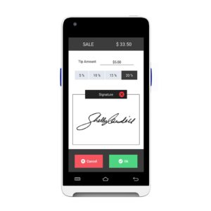 Valor PayTech VP350 Android PIN Pad Terminal | 5” Touchscreen, PCI PTS 5.x Security, 4MB RAM, Cortex Quad-Core Processor, Dual Pricing, and EMV Contactless Payments