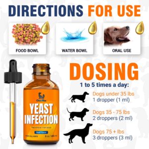 Yeast Infection Treatment for Dogs ◆ Dog Yeast Infection Treatment ◆ Dog Paw Yeast Infection Treatment ◆ Yeast Treatment for Dogs ◆ Herbal Dietary Supplement ◆ Beef Flavor ◆ 2 Oz