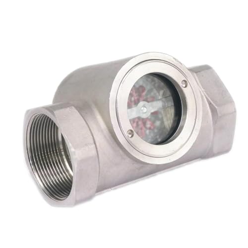 2" BSPP Female 304 Stainless Steel Window Sight Flow Indicator with Impeller