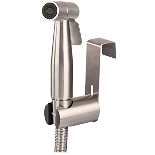 JIYTG Shower Bidet Sprayer Stainless Steel Women's wash Device Booster Nozzle Toilet Spray Gun Set Handheld Shower Washer