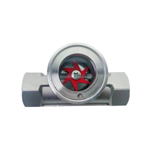 Sight Water Flow Indicator BSP Stainless Steel 304 with Plastic Impeller(1")