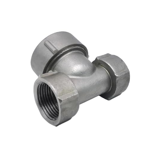 1/2" 3/4" 1" BSPT Female 304 Stainless Steel Window Sight Glass Float Ball Flow Indicator Water Oil(1")