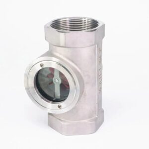 2" BSPP Female 304 Stainless Steel Window Sight Flow Indicator with Impeller