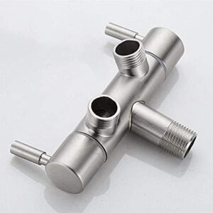 JIYTG Wall Bracket Hose Set 304 Stainless Steel Bidet Sprayer Toilet Partner high Pressure Spray Gun Flushing Set