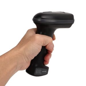 NDNCZDHC Barcode Scanner with Base, 2.4G Bluetooth Bar Code Reader QR Code Scanner for Warehouse, Library, Supermarket