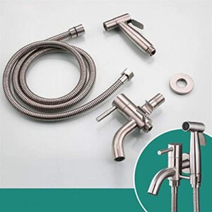 JIYTG Full Toilet Spray Set Toilet Companion Bidet Washer Fine Copper Multifunctional Spray Gun Water Valve Faucet Set