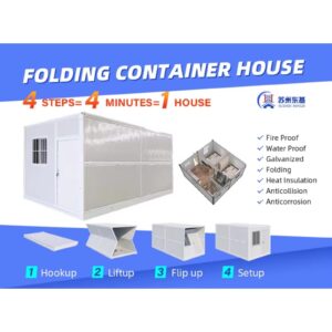 Prefabricated Folding Modular Mobile Container Office Prefabricated Quick Assembly Container Residential Folding House Portable