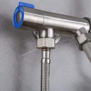 JIYTG Stainless Steel Portable Spray Kit Stainless Steel Toilet Partner Bidet Sprayer Bidet Handheld Spray Gun