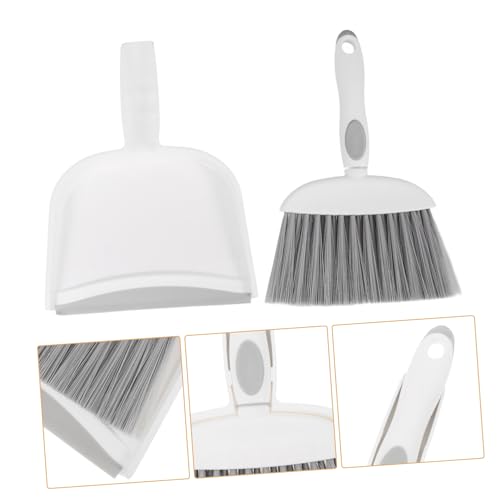 MERRYHAPY 1 Set Mini Broom Dustpan Tent Cleaning Broom Small Broom Brush Car Broom Furniture Sweeping Duster Table Brush Sweeper Small Camping Broom Small Broom Dustpan Keyboard Broom Pp