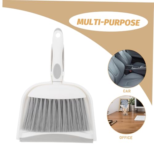 MERRYHAPY 1 Set Mini Broom Dustpan Tent Cleaning Broom Small Broom Brush Car Broom Furniture Sweeping Duster Table Brush Sweeper Small Camping Broom Small Broom Dustpan Keyboard Broom Pp