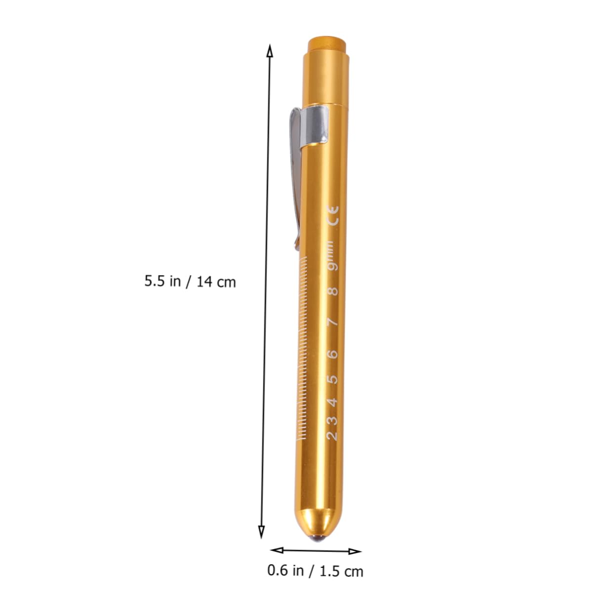 Mobestech Accessories Pen Torch Cases Cute Medical Rechargeable Pen Light LED Pen Props Yellow