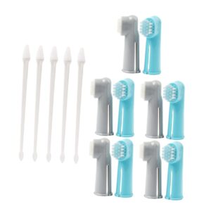 besportble 15 pcs 5 set pet toothbrush kit dog brush pet care supplies puppy accessories for small dogs toothbrush accessories for pet cleaning kit toothbrushes toothbrush for dog