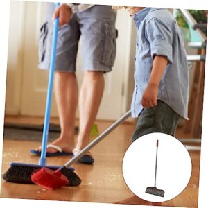 Electric Broom Dusting Brush Push Broom Outdoor Floor Scraper Long Handle Heavy Duty Stable Broom Garden Broom Kitchen Hair Cleaning Broom Cleaning Brush Long Handle Broom Wooden HOMOCONO