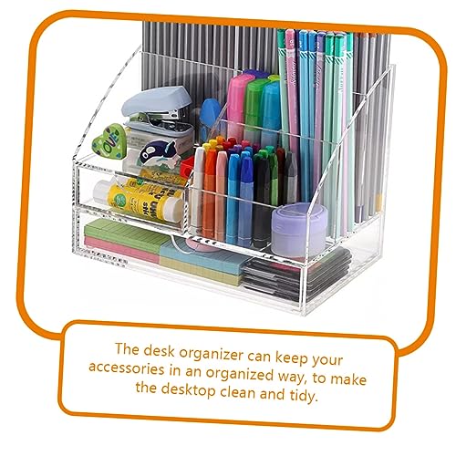 Outanaya Acrylic Desk Drawer Clear Storage Organizer Jewelry Organizer Transparent Storage Drawers