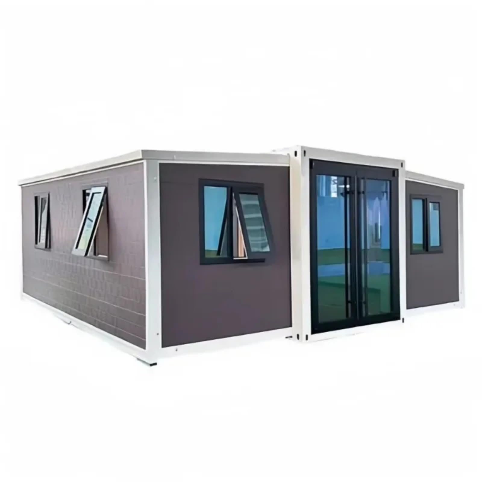 Luxury Proof 20ft 40ft Prefab Expandable Container House Steel Portable Prefabricated Villa 2 Bedroom with Bathroom