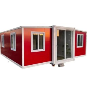 Light Steel Two Bedroom Shipping Flat Pack Foldable Quick Assembling Packing Box Container House