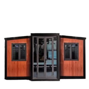 Slide Out Durable Prefabricated Mobile Luxury Villa 20ft 30ft 40ft Expandable Container House with 2 Bedrooms