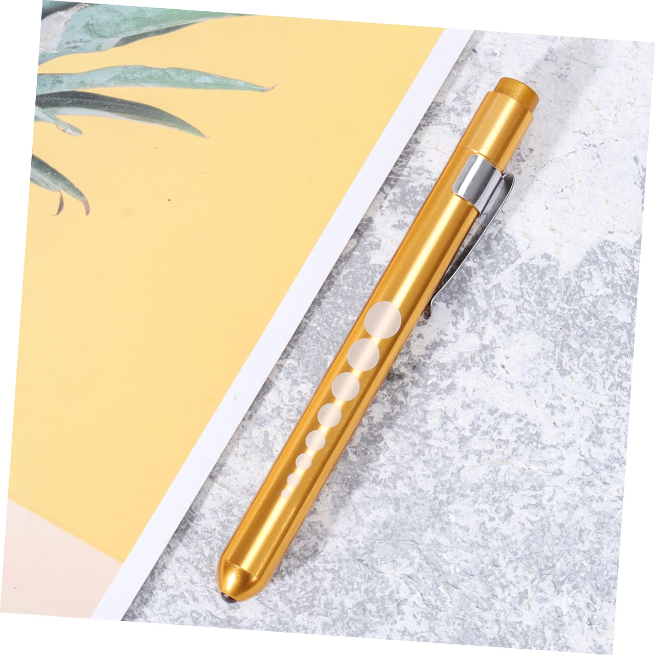 Mobestech Accessories Pen Torch Cases Cute Medical Rechargeable Pen Light LED Pen Props Yellow