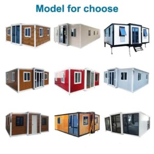 Light Steel Two Bedroom Shipping Flat Pack Foldable Quick Assembling Packing Box Container House