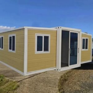 Light Steel Two Bedroom Shipping Flat Pack Foldable Quick Assembling Packing Box Container House