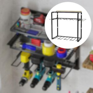 Mqetly Power Tool Organizer Cordless Drill Hanger Workshop Garage Support Holder Wall