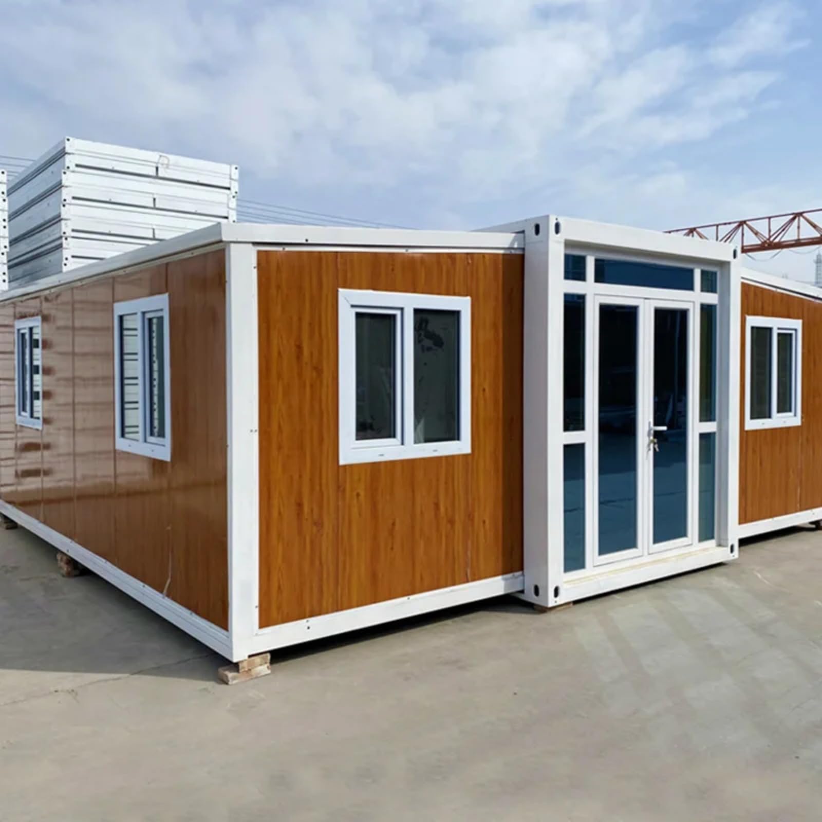 2 Bedroom Container House Container House with Light Steel Structure Frame Living Expandable Container Folding House for Sale