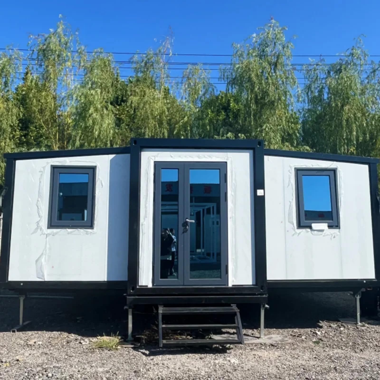 2 Bedroom Container House Container House with Light Steel Structure Frame Living Expandable Container Folding House for Sale