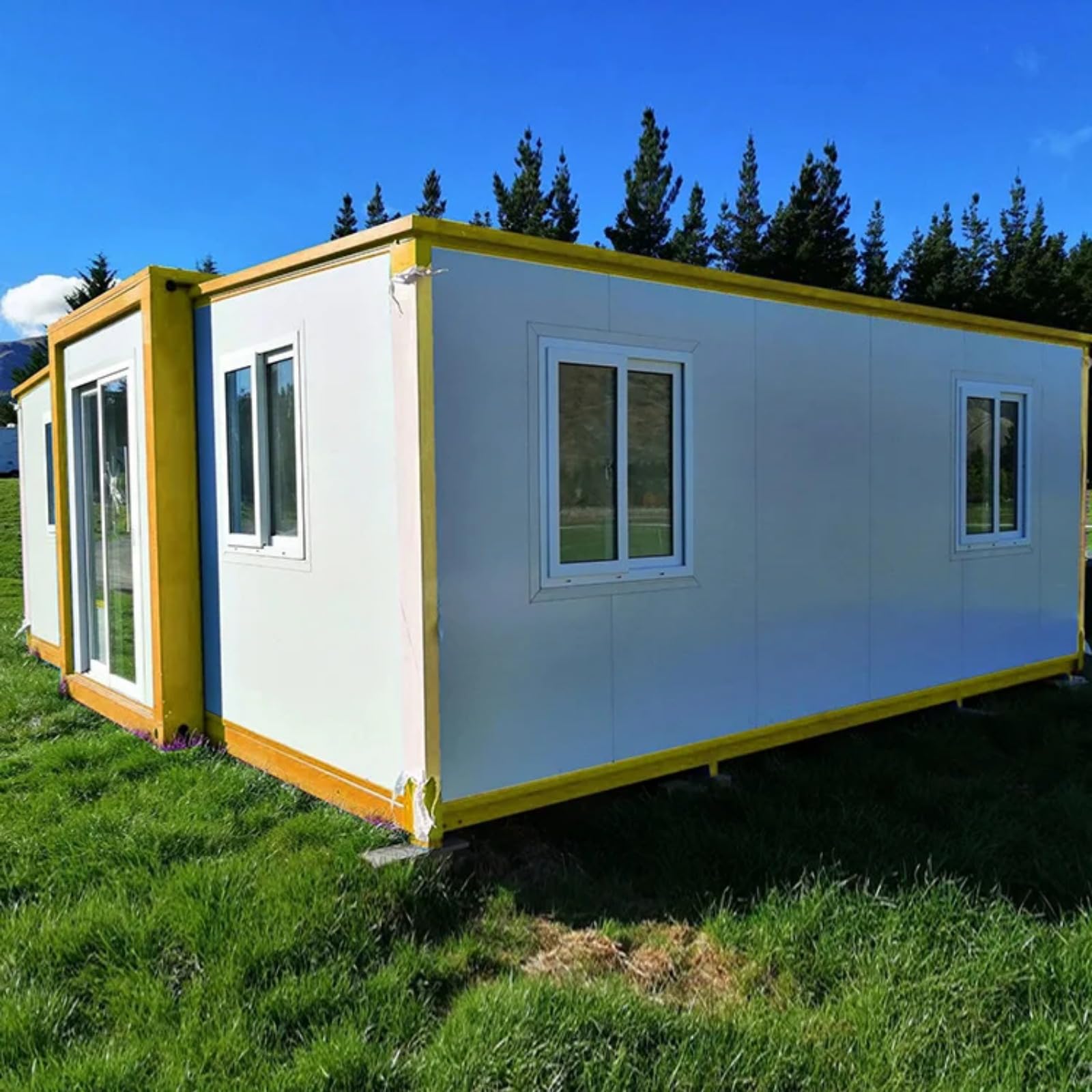 Extended Foldable Prefab Container Homes/40ft Folding Living Container/Expandable Cabin Foldable Container House