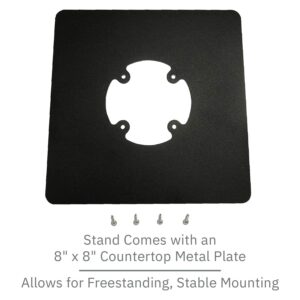 DCCStands Dejavoo P1 Freestanding Swivel and Tilt Stand with Square Plate