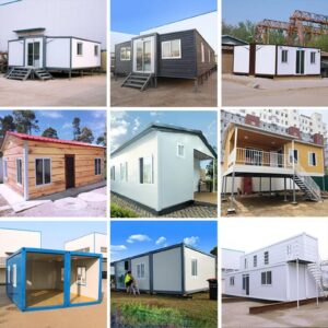 Extended Foldable Prefab Container Homes/40ft Folding Living Container/Expandable Cabin Foldable Container House to Live in